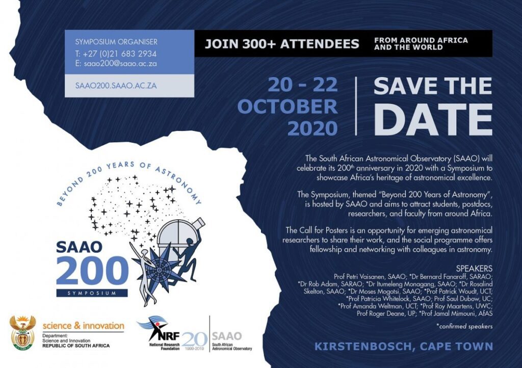 South African Astronomical Observatory To Celebrate 200th Anniversary ...