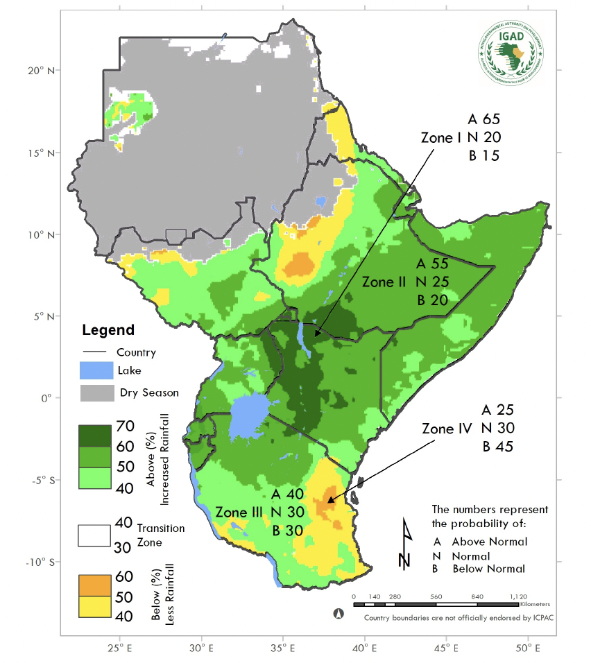 June to September 2024 Seasonal Forcast: Forecast Shows Above-Normal ...